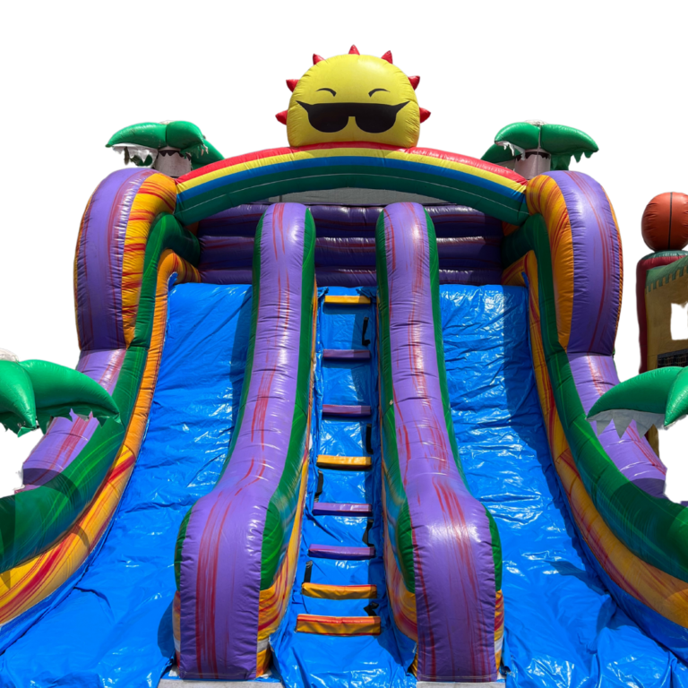 Sunset Two Lane Paradise Water Slide | Wow Party Rentals