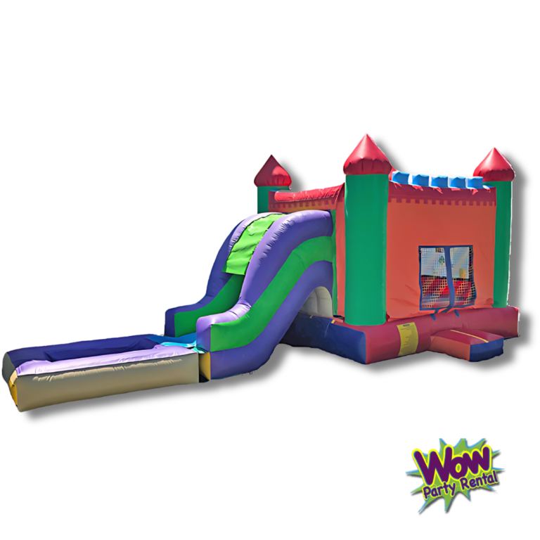 4&1 Castle Water Slide Combo | Wow Party Rentals